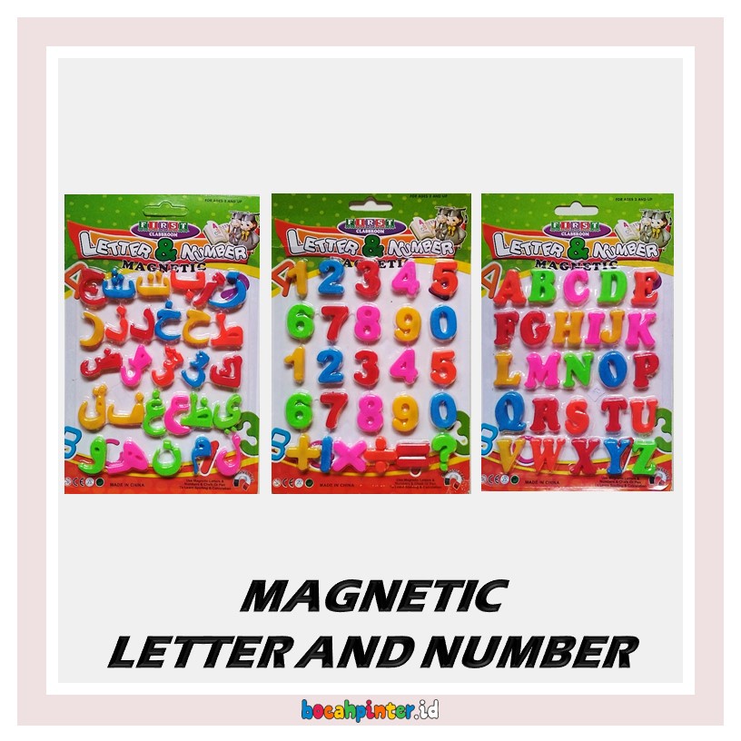 Jual Magnetic Letter Number | Angka / Huruf Magnet | Tempelan Kulkas ...