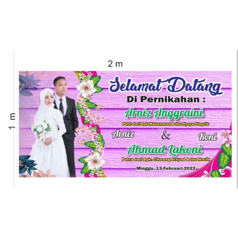 Jual banner pernikahan | Shopee Indonesia