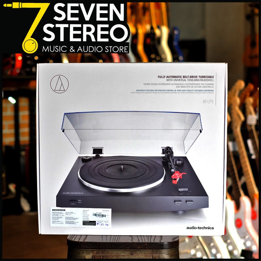 Jual Audio Technica ATH - LP3 LP3 Black Turntable Vinyl Player | Shopee ...