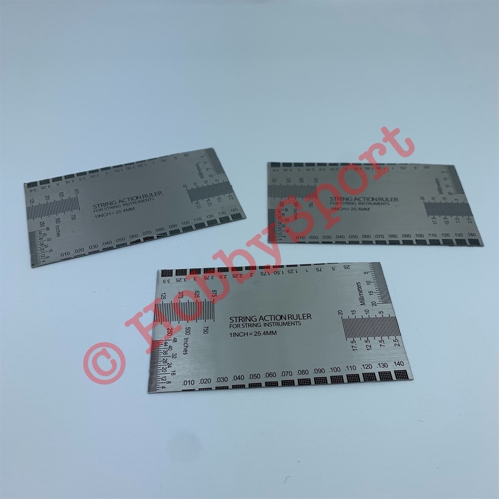 Jual Defect Bengkok String Action Besi Ruler Gitar Gauge Guitar Steel ...