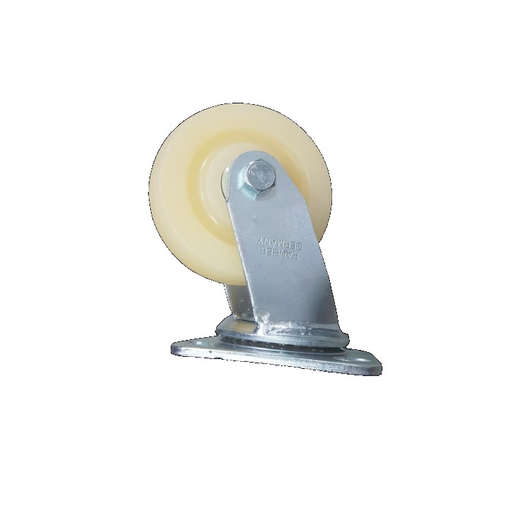 Jual Roda Caster Troli / Trolly Nylon Nilon Putih 5 Inch Heavy Duty ...