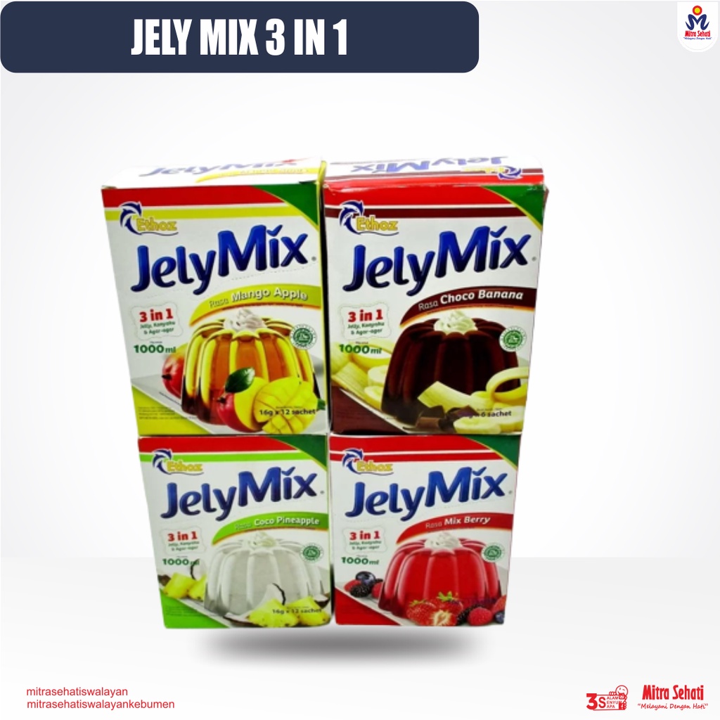 Jual JELY MIX 3 IN 1 / BAHAN AGAR JELLY / JELYGAR / JELY SEVEN [ Mitra Sehati Swalayan ...