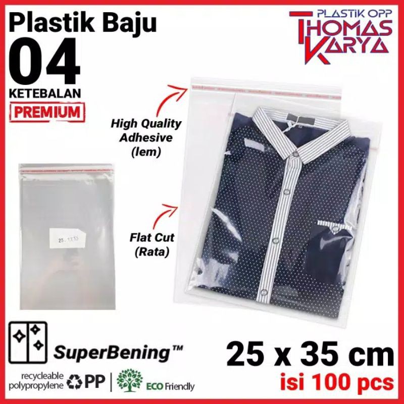 Jual 25x35 CM Plastik OPP TEBAL | Plastik OPP Seal | Plastik Kaca | Plastik OPP Lem Undangan ...