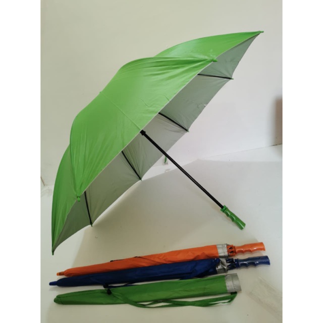Jual Payung Golf Hitam polos warna warni payung tukang siomay payung ...