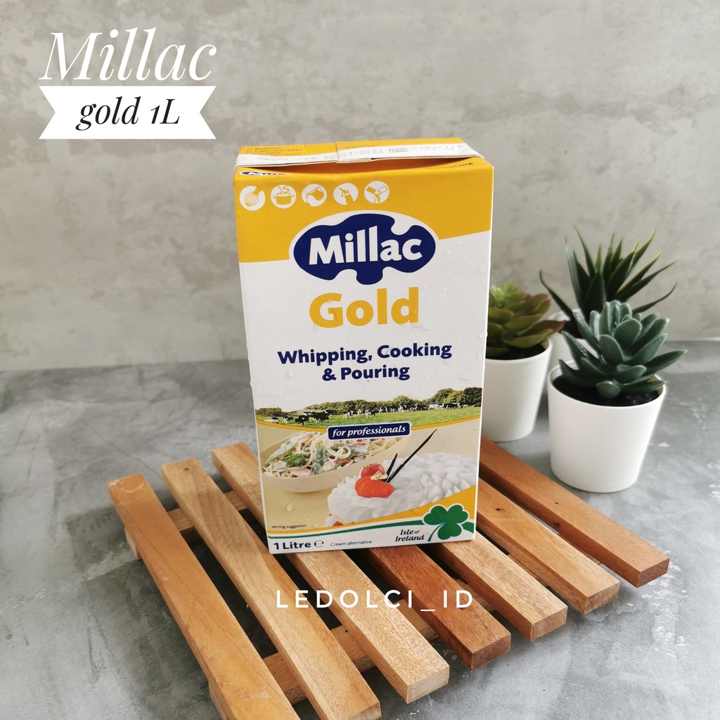 Jual MILLAC GOLD WHIPPING CREAM WHIP CREAM 1 LITER | Shopee Indonesia