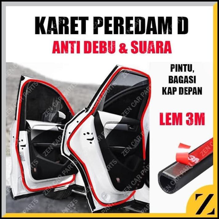 Jual Karet Peredam Pintu Mobil Model D Peredam Pintu Mesin 1M Universal ...
