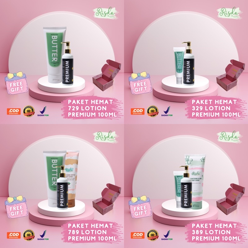 Jual PAHE [PAKET HEMAT] LOTION PREMIUM RISDA SKIN RSD 100ML | Shopee ...
