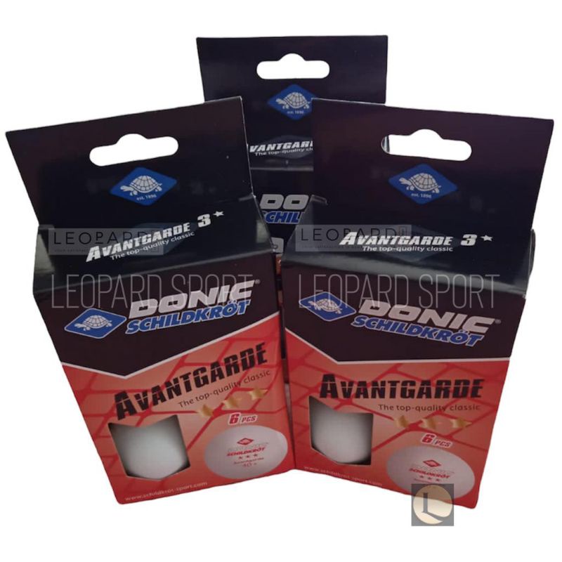 Jual Bola Pingpong Donic Schildkrot Avantgarde 3 *star isi 6 / Bola tenis meja | Shopee Indonesia
