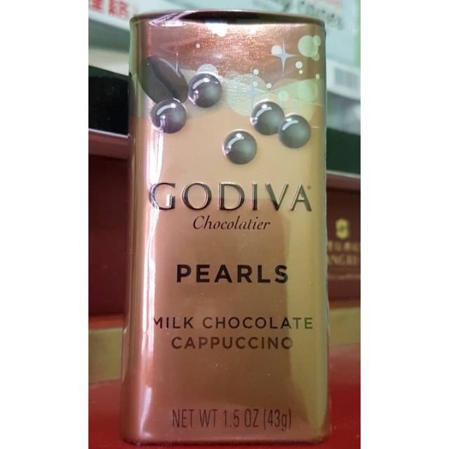Jual Godiva mini pearl chocolate milk Cappuccino | Shopee Indonesia