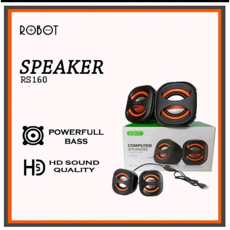Jual COMPUTER SPEAKER ROBOT RS 160 | Shopee Indonesia