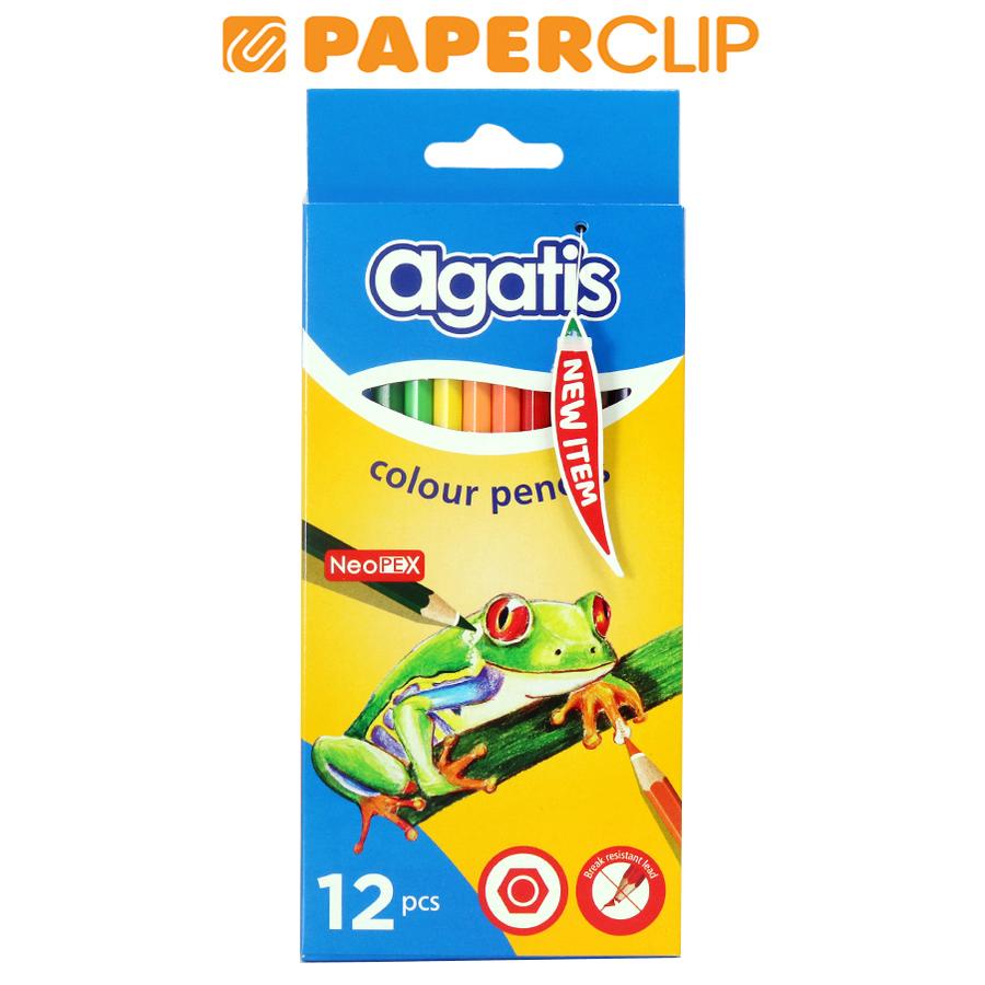 Jual PENSIL WARNA AGATIS NEOPEX 12C | Shopee Indonesia