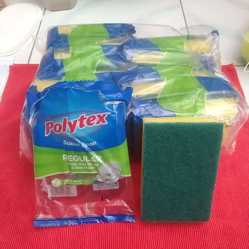 Jual Polytex sabut spon ( isi 12 pcs ) | Shopee Indonesia