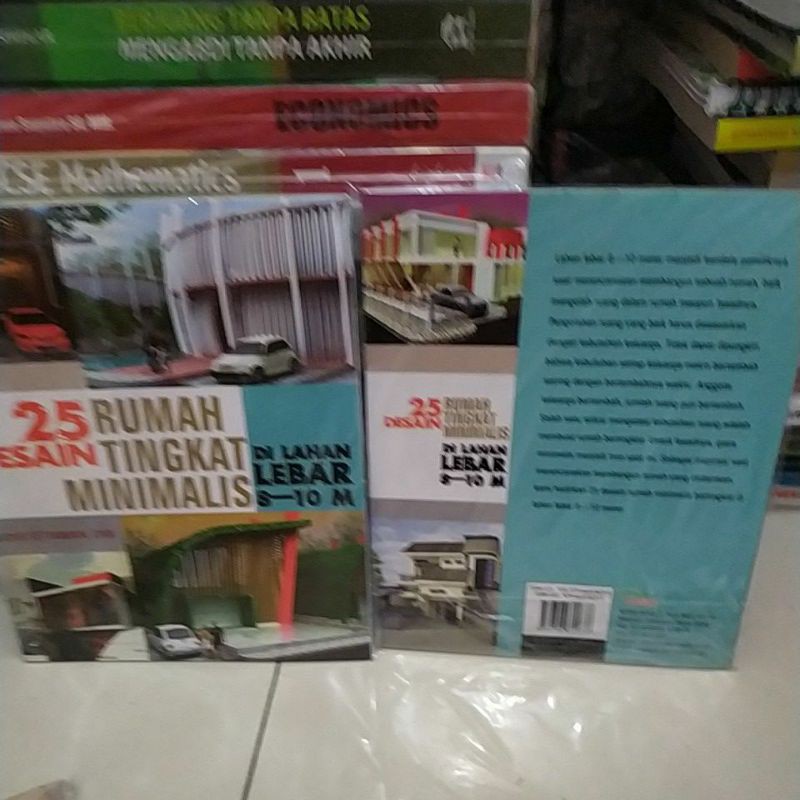 Jual BUKU 25 DESAIN RUMAH TINGKAT MINIMALIS di lahan lebsr 8 -10M | Shopee Indonesia