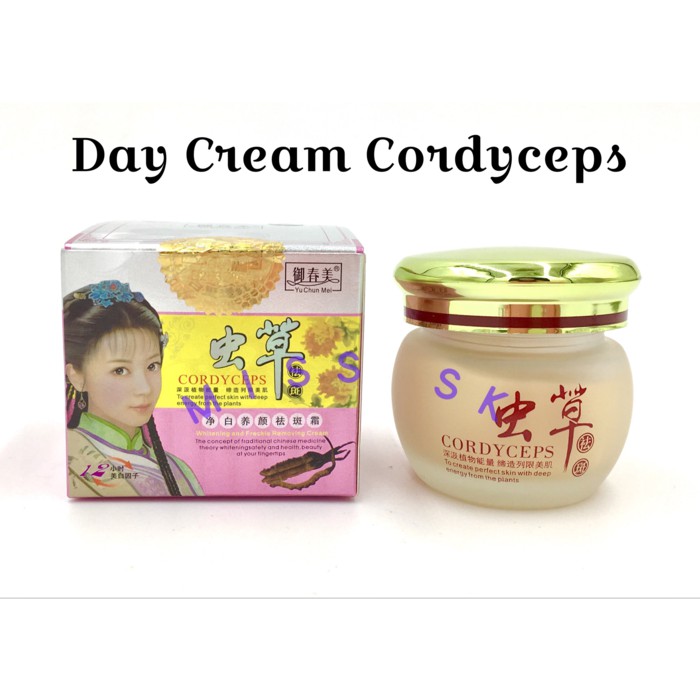 Jual Eceran Day Cream Cordyceps / Yu chun Mei ( krim siang ) cordy cep ...