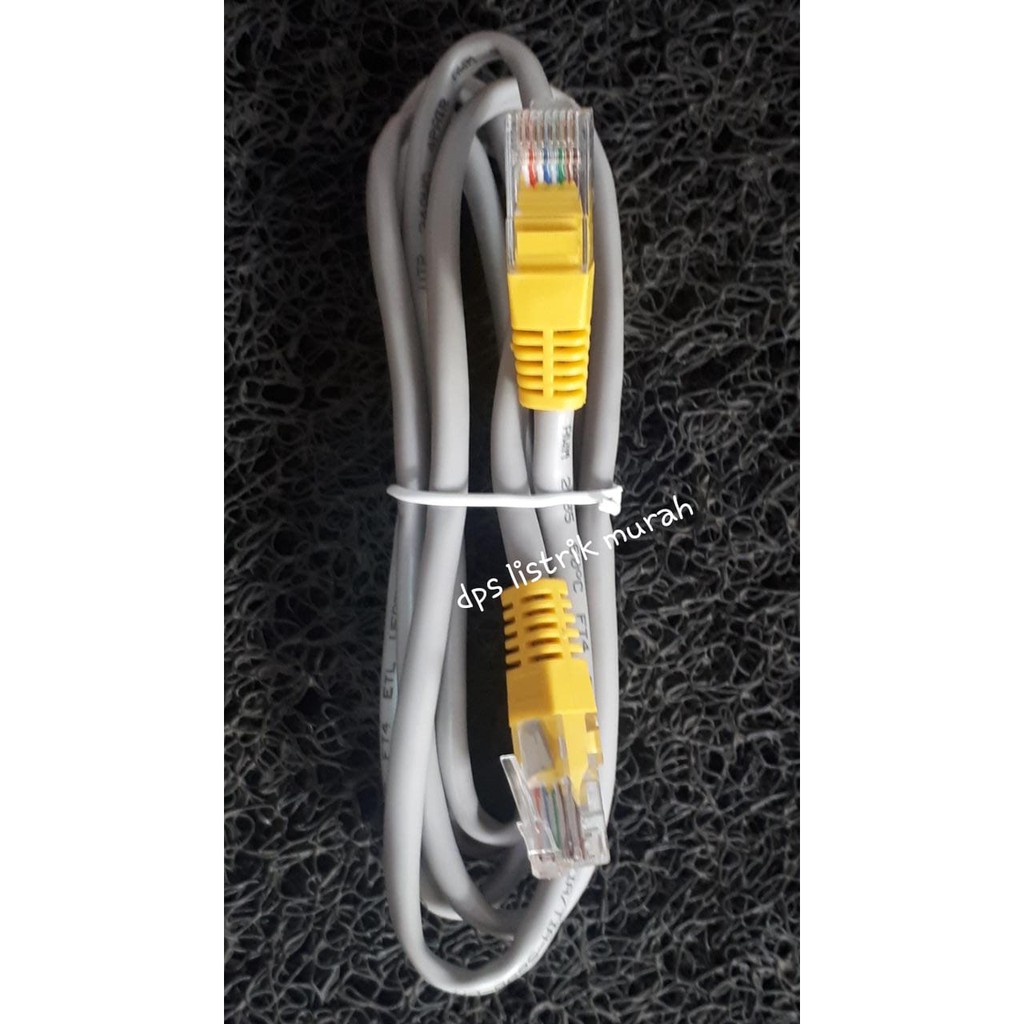 Jual Kabel LAN Cat 5e 1,5 meter Kabel UTP + Jek | Shopee Indonesia