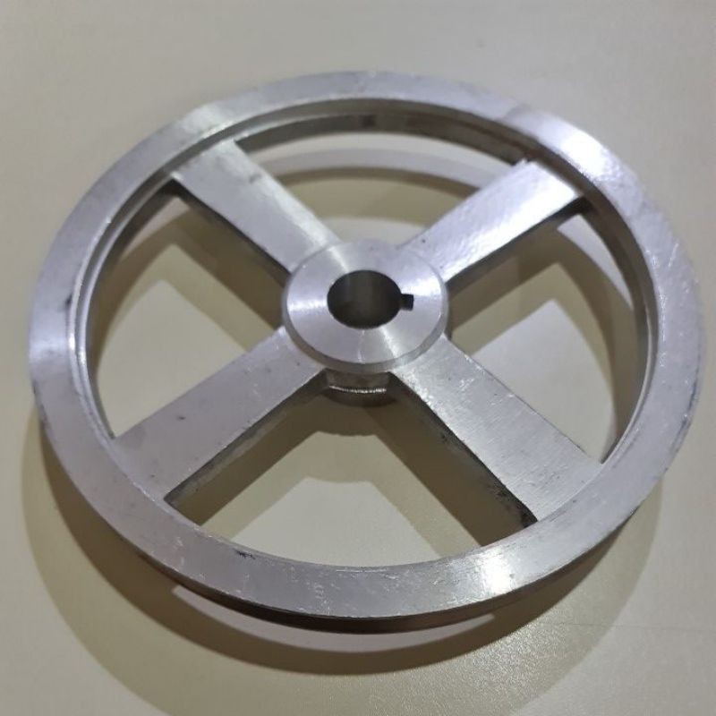 Jual Pulley Alm A1 x 8 inch AS 17mm/ 19mm / 20mm / 25mm / Pully / Pulli ...