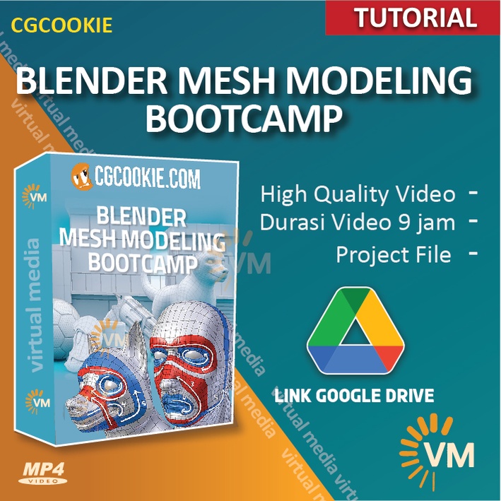Jual TUTORIAL CG COOKIE BLENDER MESH MODELING BOOTCAMP 3D TOPOLOGY BOOT CAMP BELAJAR | Shopee ...