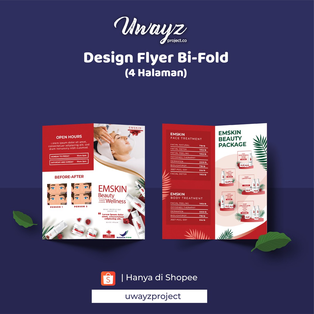 Jual JASA DESAIN BROSUR FLYER PAMFLET PERUMAHAN PROMOSI CUSTOM ...