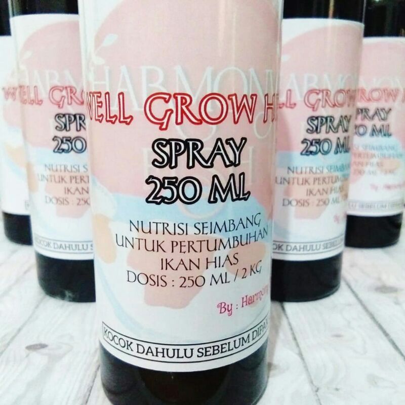 Jual WELL GROW HFM SPRAY 250ML NUTRISI SEIMBANG UNTUK PERTUMBUHAN IKAN ...