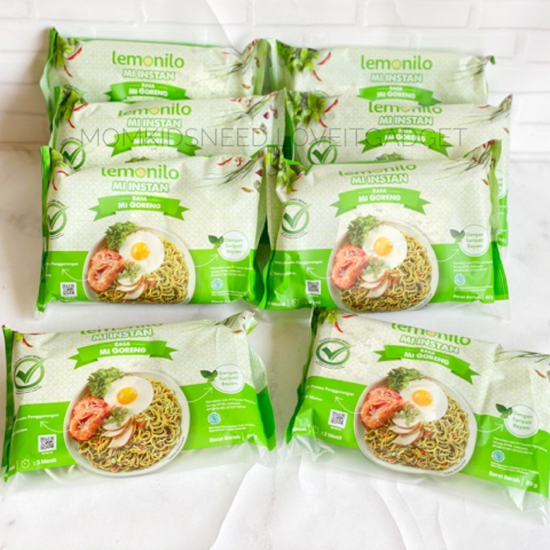 Jual Lemonilo Mie Goreng Sehat Rendah Gluten Healthy Mie Instant ...