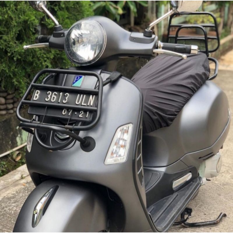 Jual Frontrack Vespa GTS.Aksesoris Modern Vespa GTS Front Rack | Shopee ...