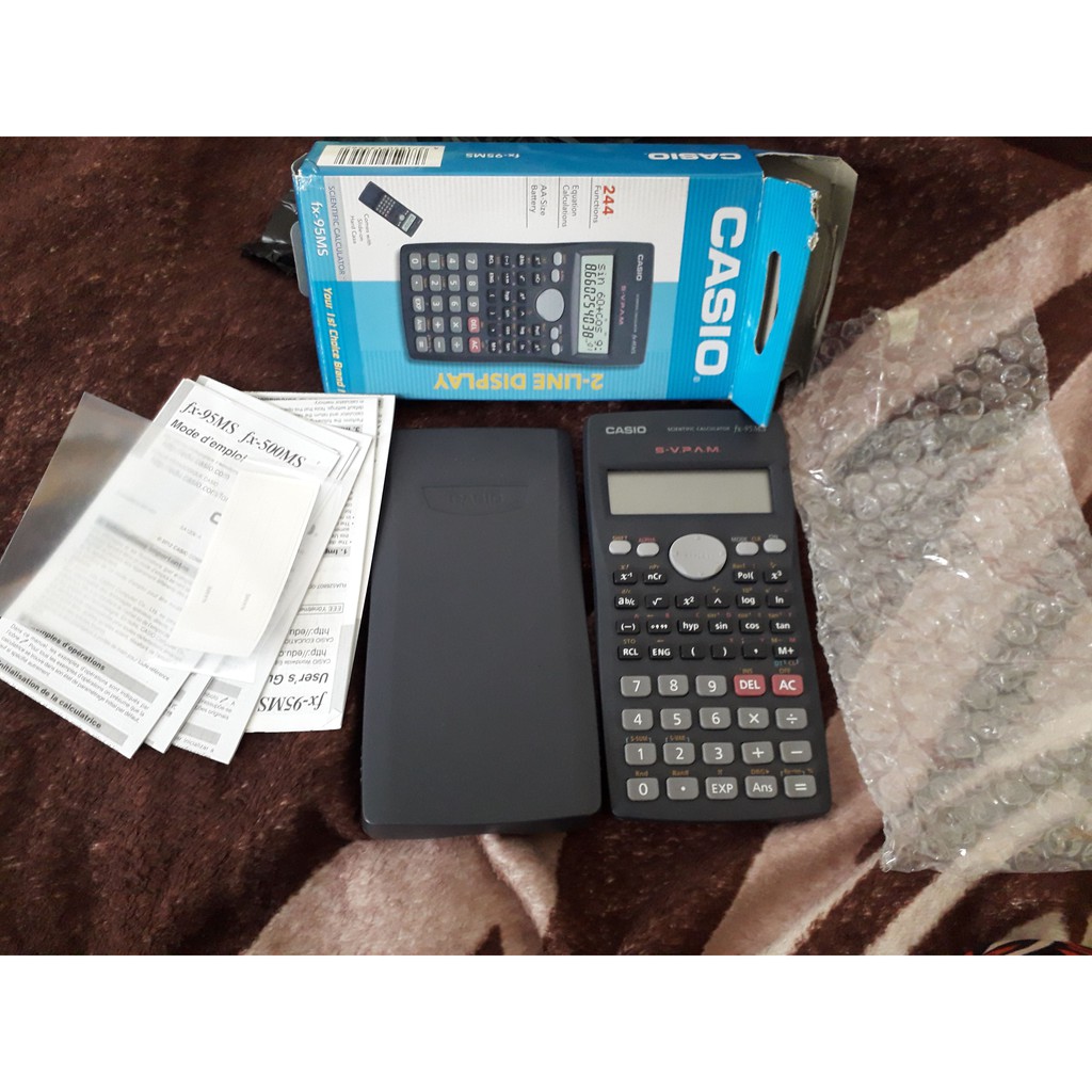 Jual [CASIO] scientific calculator fx-95MS (original second) | Shopee ...