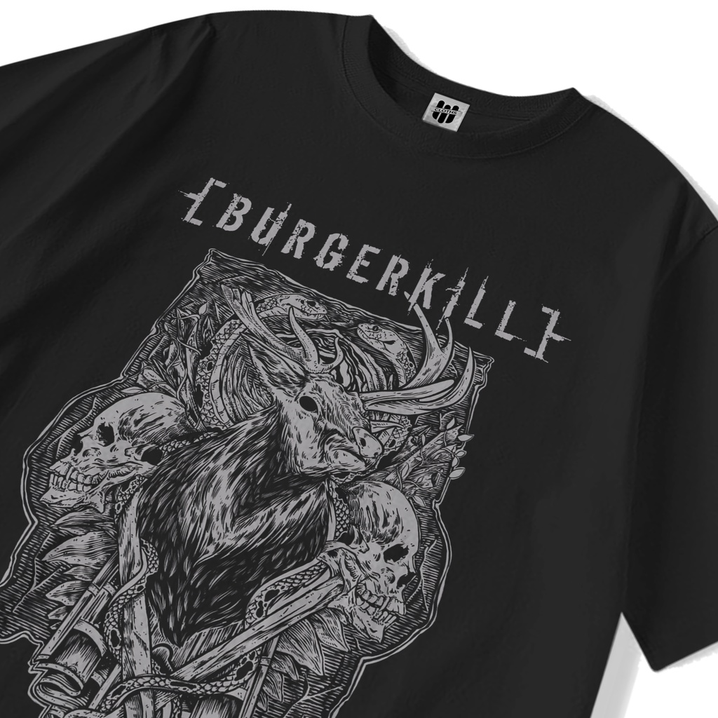 Jual T-Shirt Merchandise Burgerkill V.3 | Bootleg | Shopee Indonesia