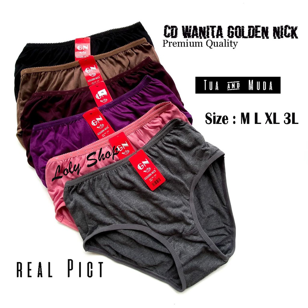 Jual Celana Dalam Wanita GOLDEN NICK / Underwear GOLDEN NICK Original ...