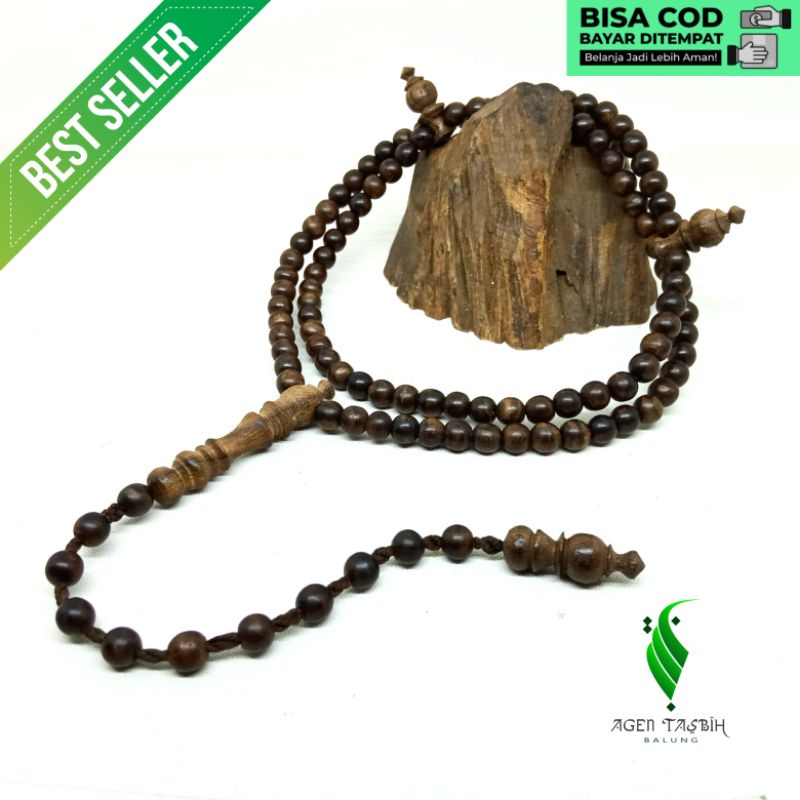 Jual Tasbih Kayu Kalimasada Size 6 & 8mm, Asli Kayu Langka Bertuah ...