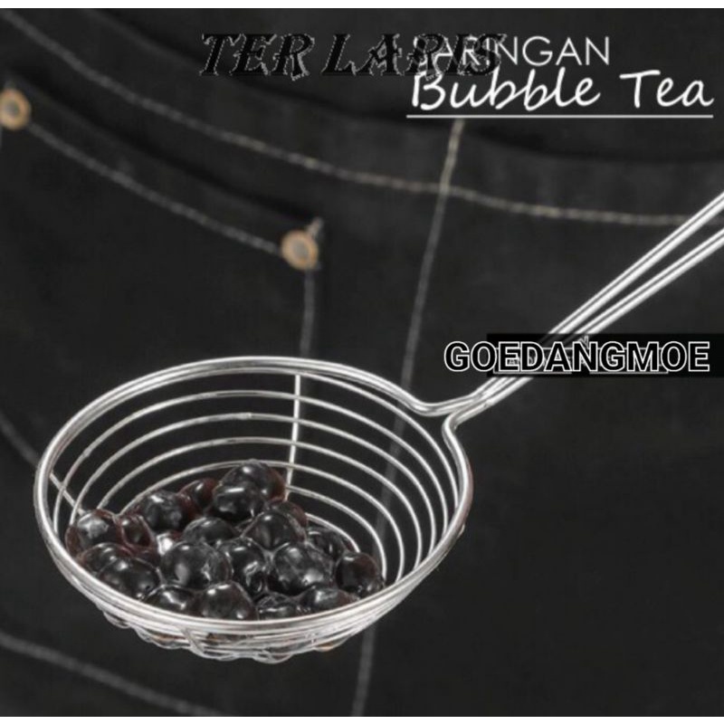Jual Saringan shabu shabu stainless Strainer boba bubble tea 6.5cm 8cm ...