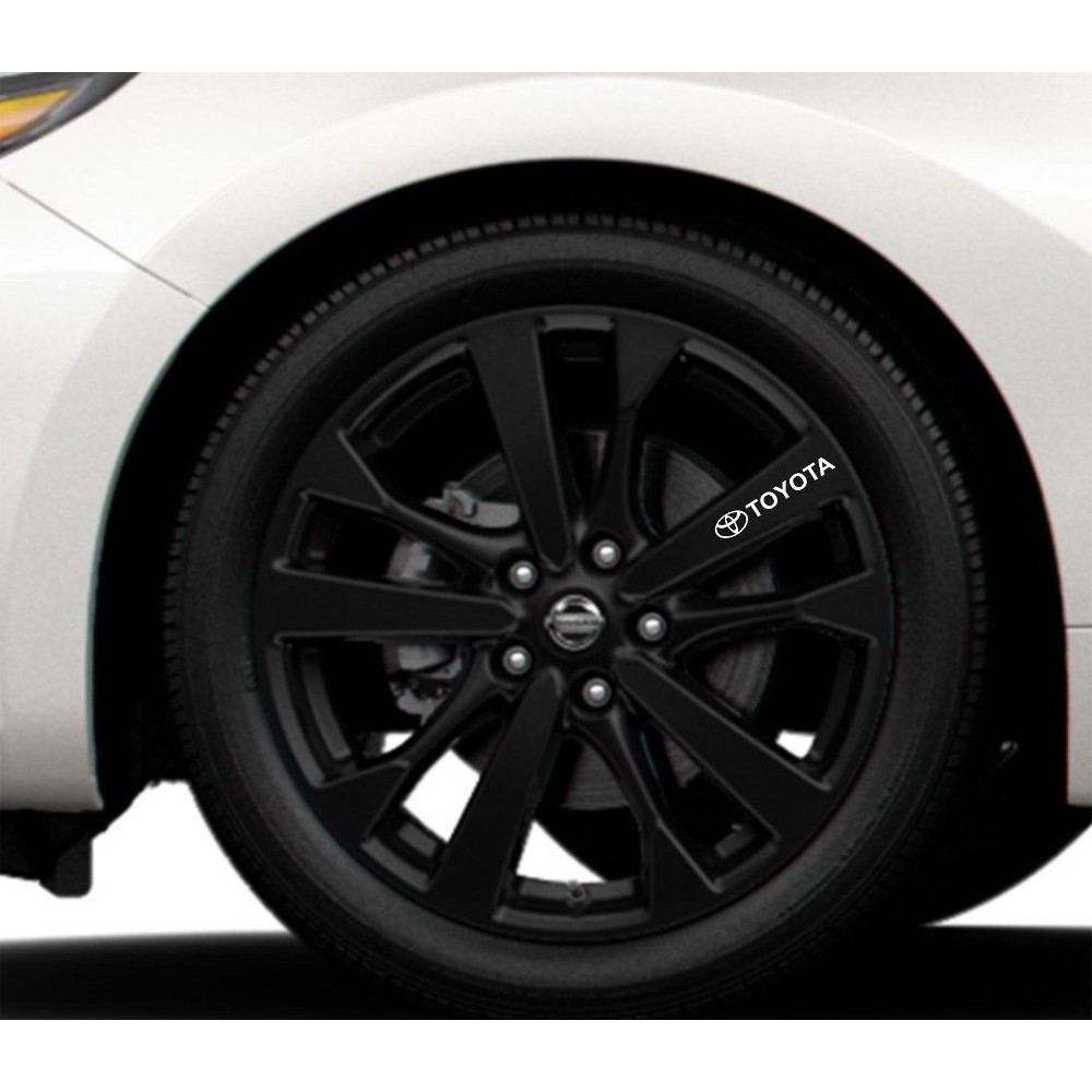 Jual sticker toyota velk whell 4 pcs | Shopee Indonesia