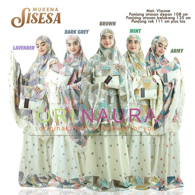 Jual Mukena Sisesa Original by Orinaura | Shopee Indonesia