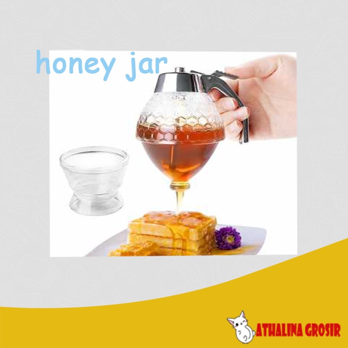 Jual Botol Madu Botol Kaca Mini HILIFE Honey Dispenser Jar Teko Botol ...