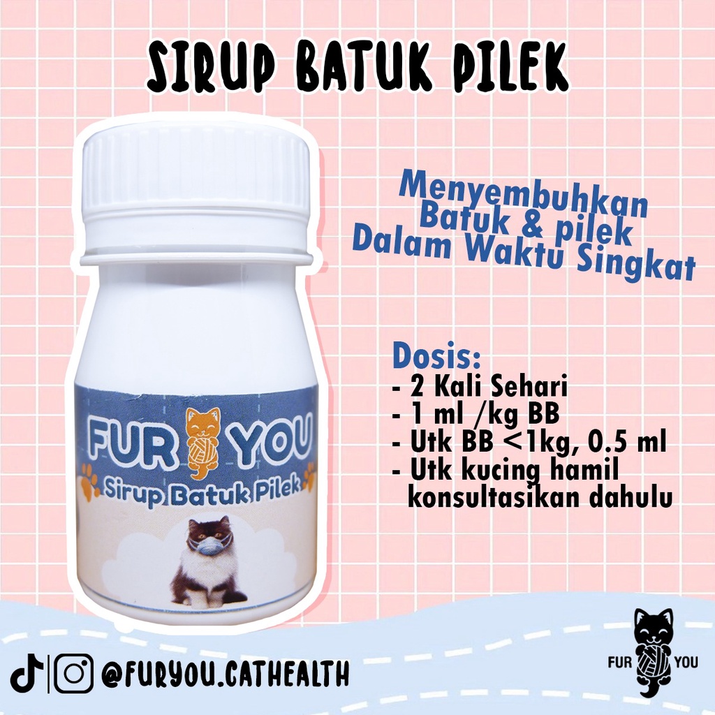 Jual Fur you obat batuk pilek kucing kucing batuk obat batuk kucing ...