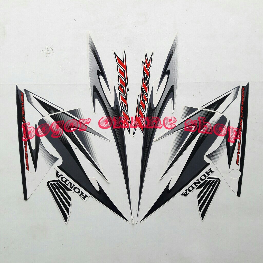 Jual stiker motor tiger revo 2013 putih | Shopee Indonesia
