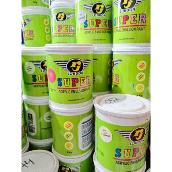 Jual Cat air RJ LONDON Super @1kg | Shopee Indonesia