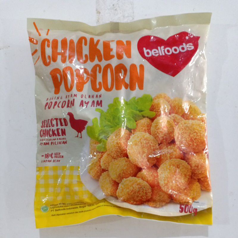 Jual BELFOODS chicken popcorn 500gr | Shopee Indonesia