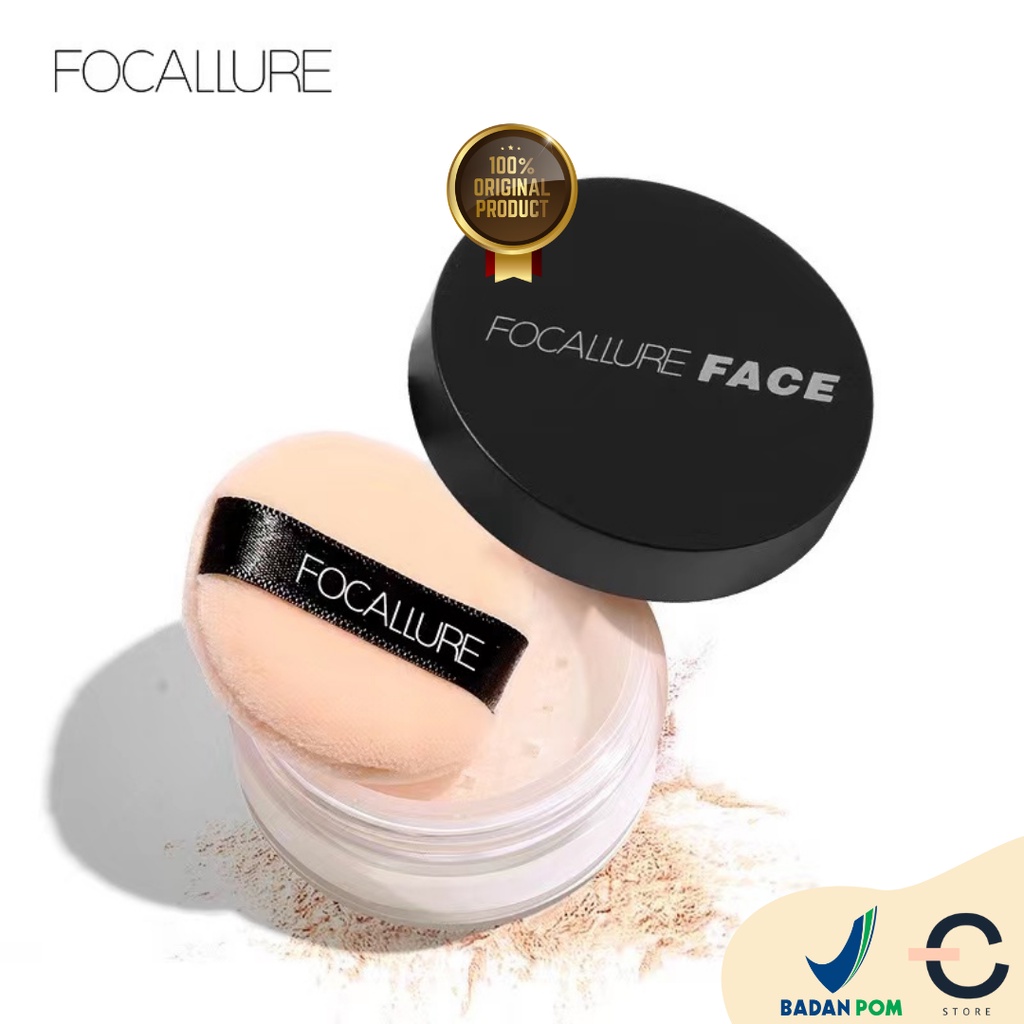 Jual [ORI BPOM] FOCALLURE Loose Powder Super Fine Oil Control ...
