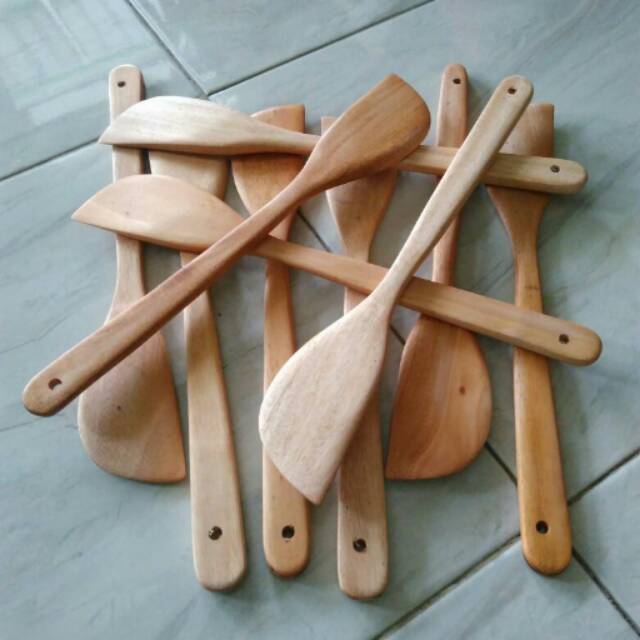 Jual Sutil / Sendok / Spatula / Sodet Kayu Mahoni P35 / SOLET MAHONI ...
