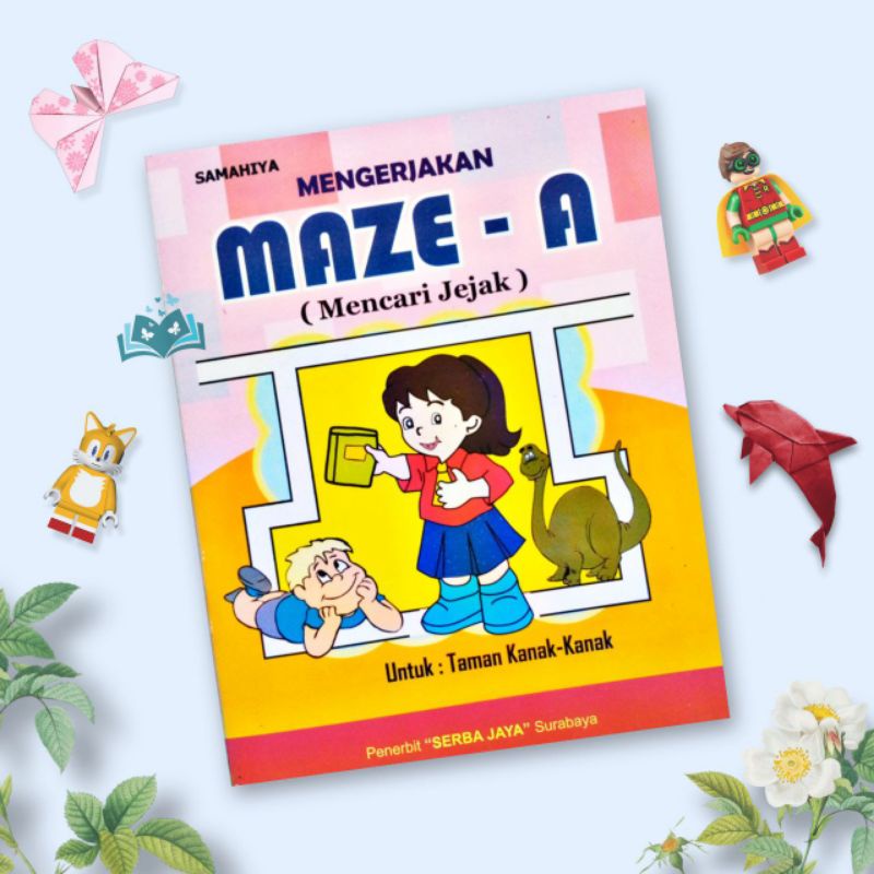 Jual SJ - Buku Aktivitas Anak Bermain Maze A B Labirin Game Permainan ...