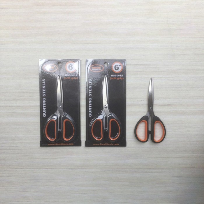 Jual Gunting Baja HIOSHI 6 Inch Blister | Shopee Indonesia