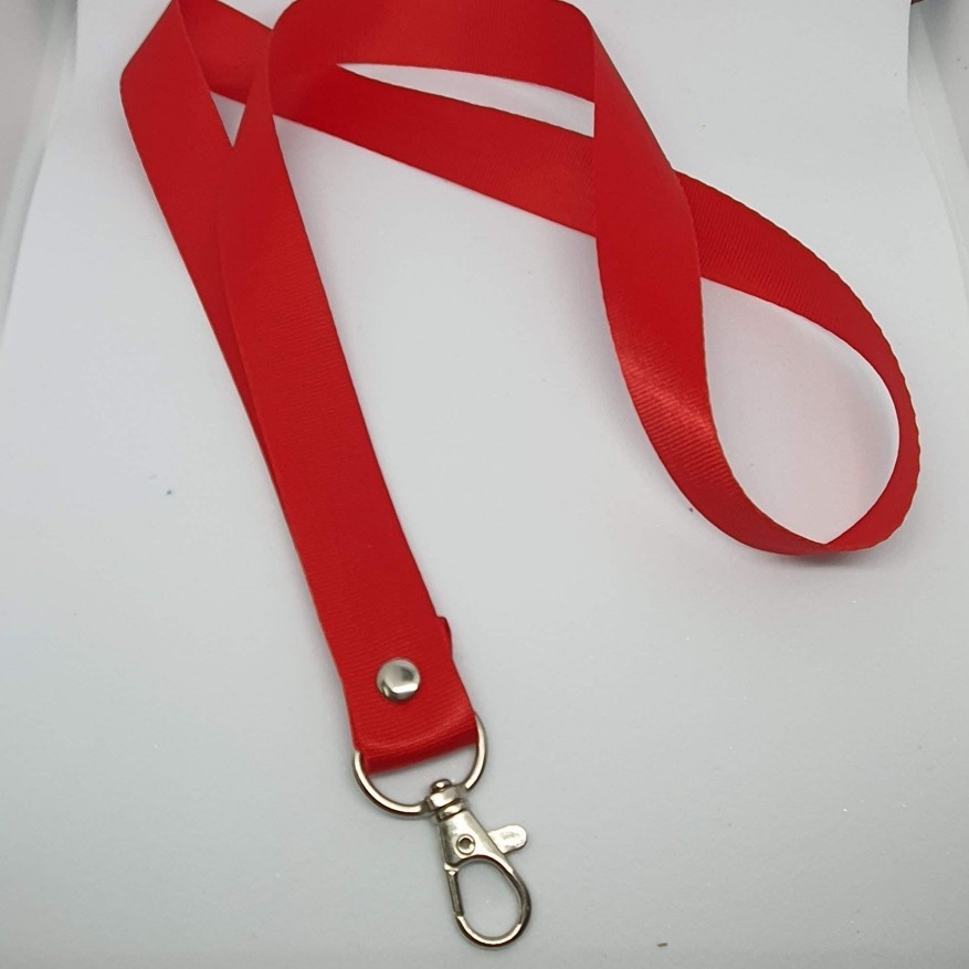 Jual Tali Lanyard id card Polos 2 cm Gantungan Tali id 2cm Kaitan ...