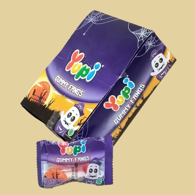 Jual Yupi Gummy Fang Permen Jelly [24 pcs/box] | Shopee Indonesia