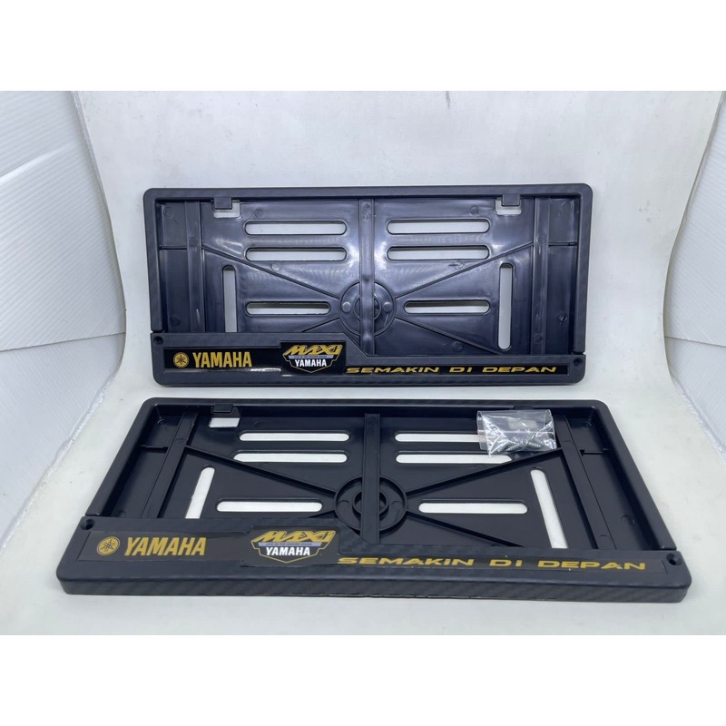 Jual plat nomor motor list merah biru putih tempat plat nomor motor ...