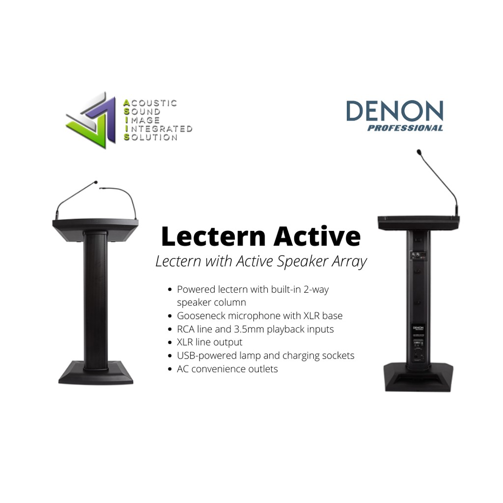Jual Denon Professional - Lectern Active with Speaker | Shopee Indonesia