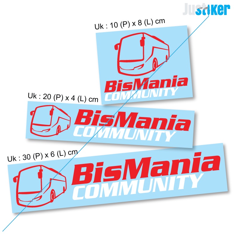 Jual Sticker Bismania Community, Bus mania, Bis Mania | Shopee Indonesia