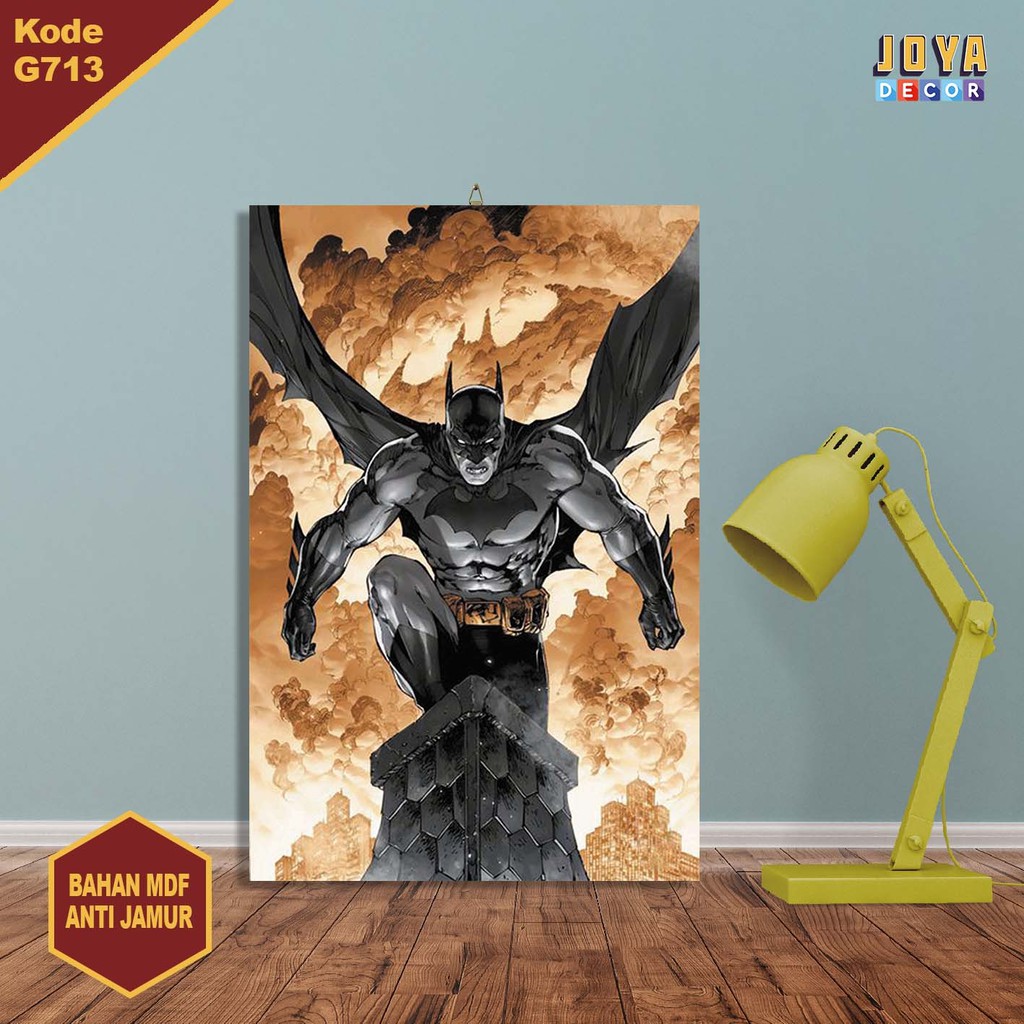 Jual Poster Kayu Hiasan Dinding Dekorasi Dinding Wall Decor Batman ...