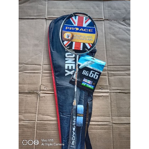 Jual Raket Badminton Pro Ace Nano 6800 Original Full Set | Shopee Indonesia