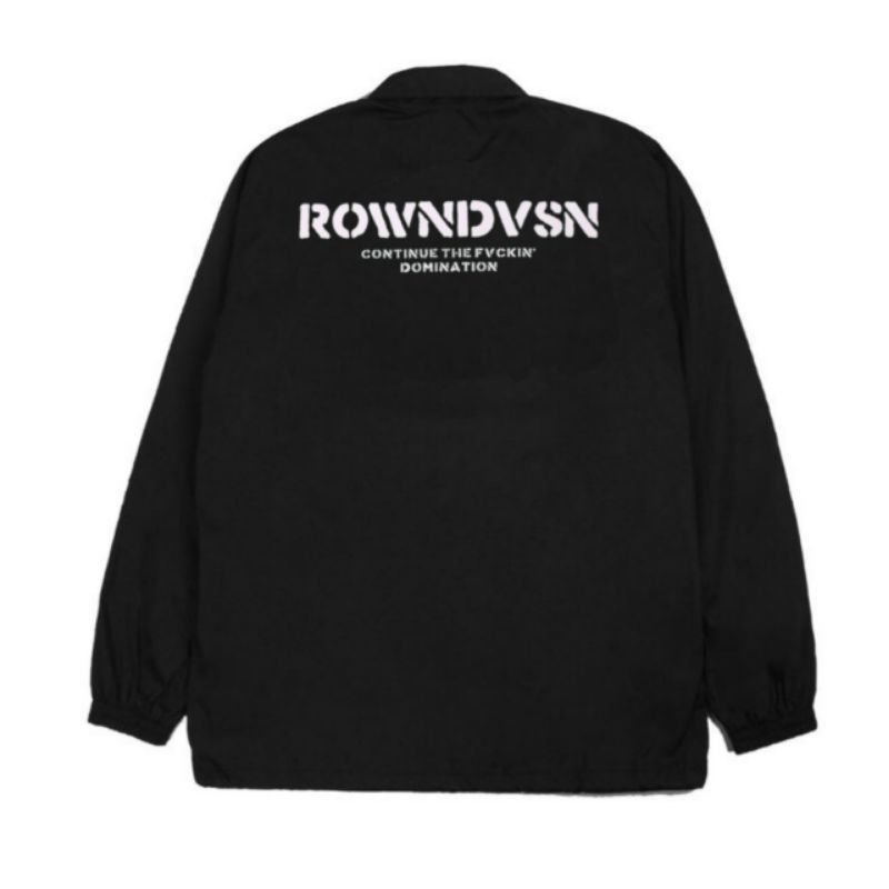 Jual Rowndvsn jacket Coach Stancil Black | Shopee Indonesia