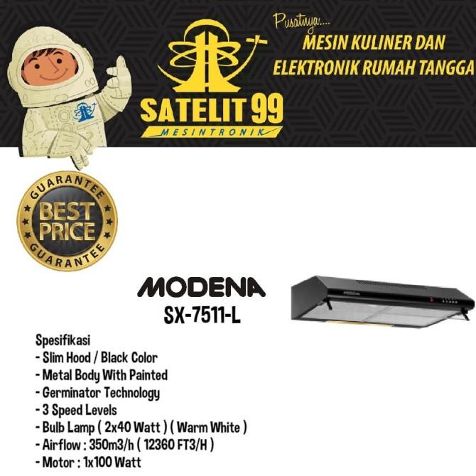 Jual Kualitas terbaik] COOKER HOOD 70CM MODENA TYPE SX-7511-L | Shopee Indonesia